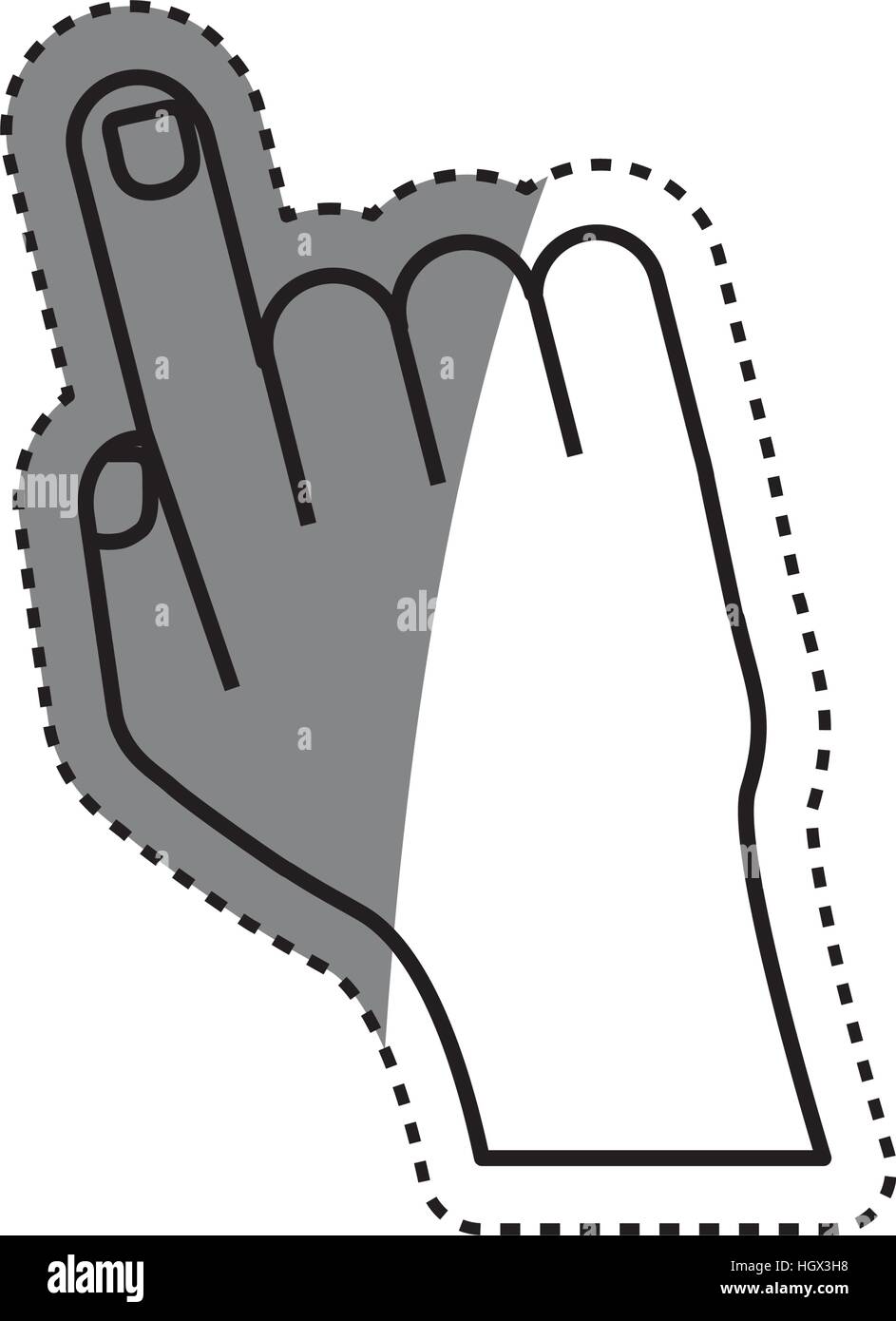 Human finger touching something icon vector illustration graphic design ...