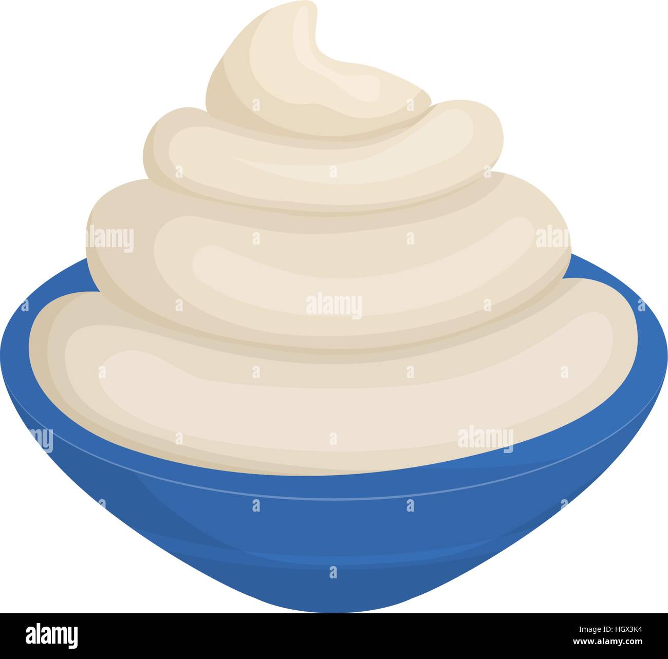 isolated Chantilly cream icon vector illustration graphic design Stock ...