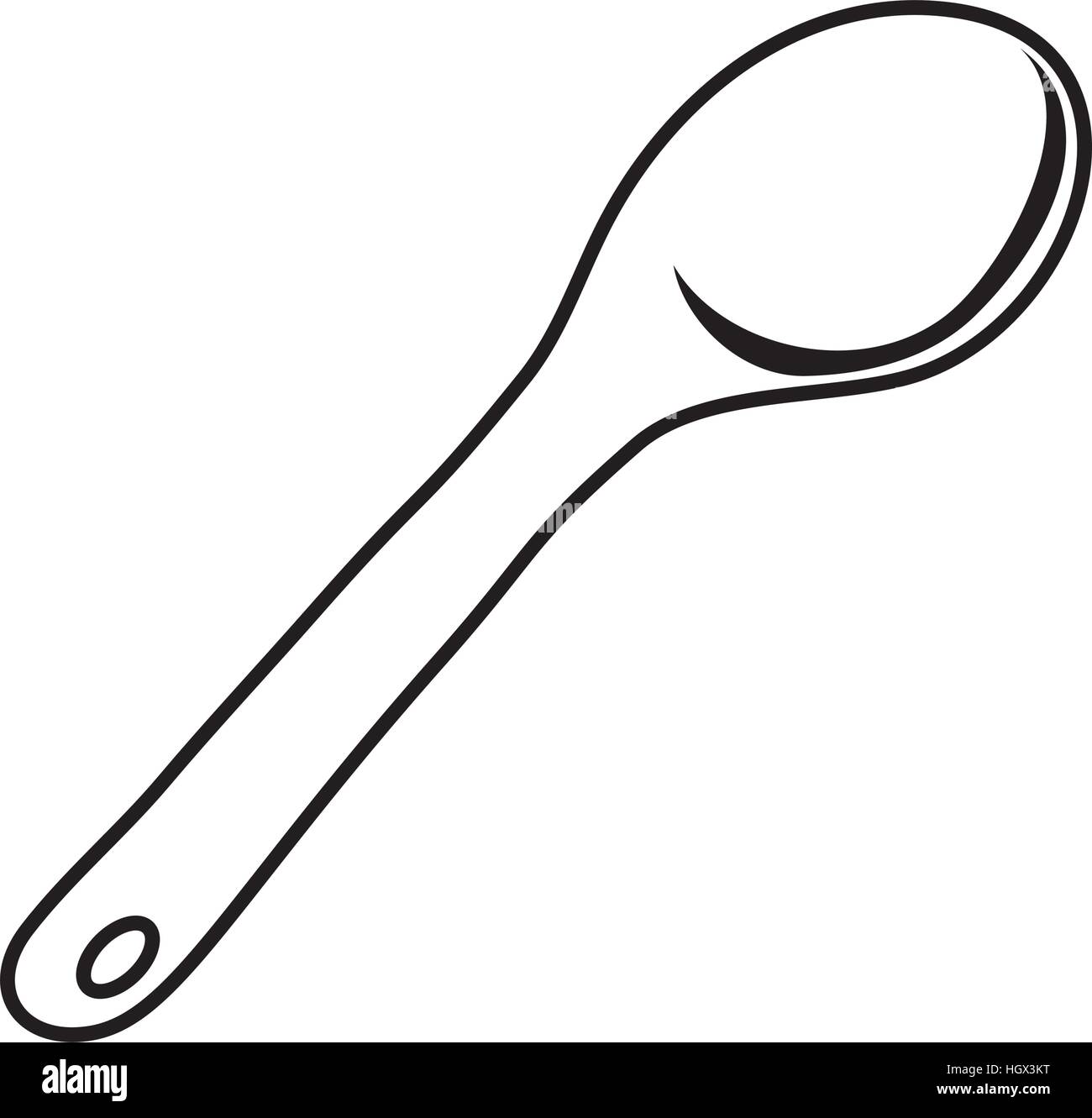 isolated measuring spoon icon vector illustration graphic design Stock ...