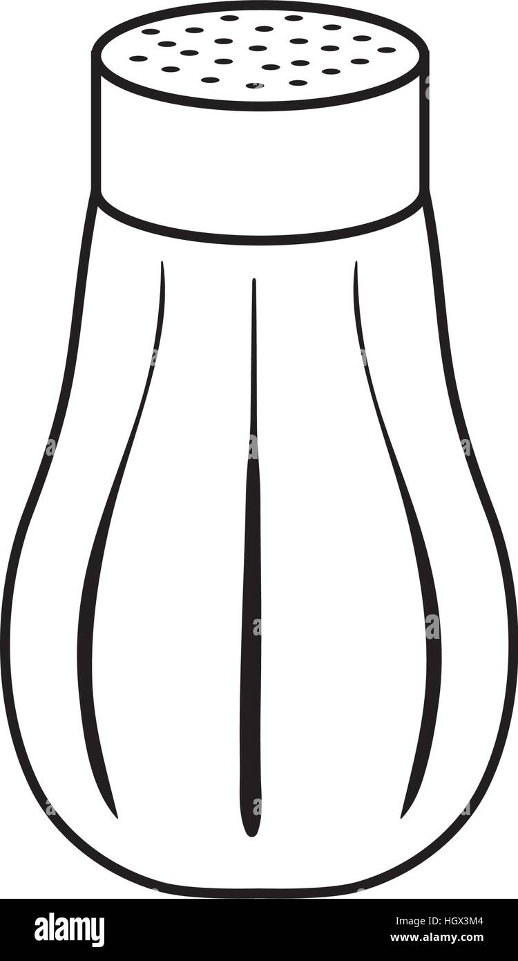 Pure white table salt Stock Vector Images - Alamy