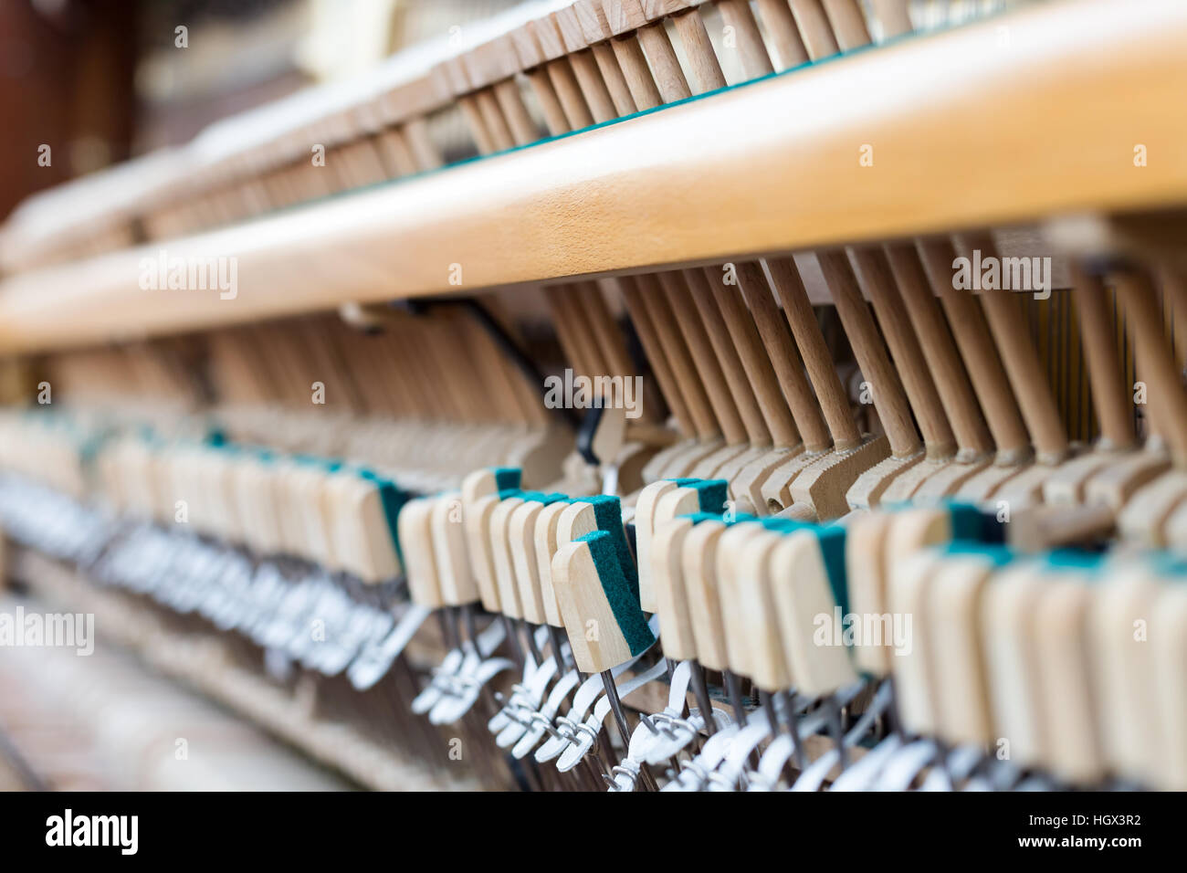Piano inside close up Stock Photo - Alamy