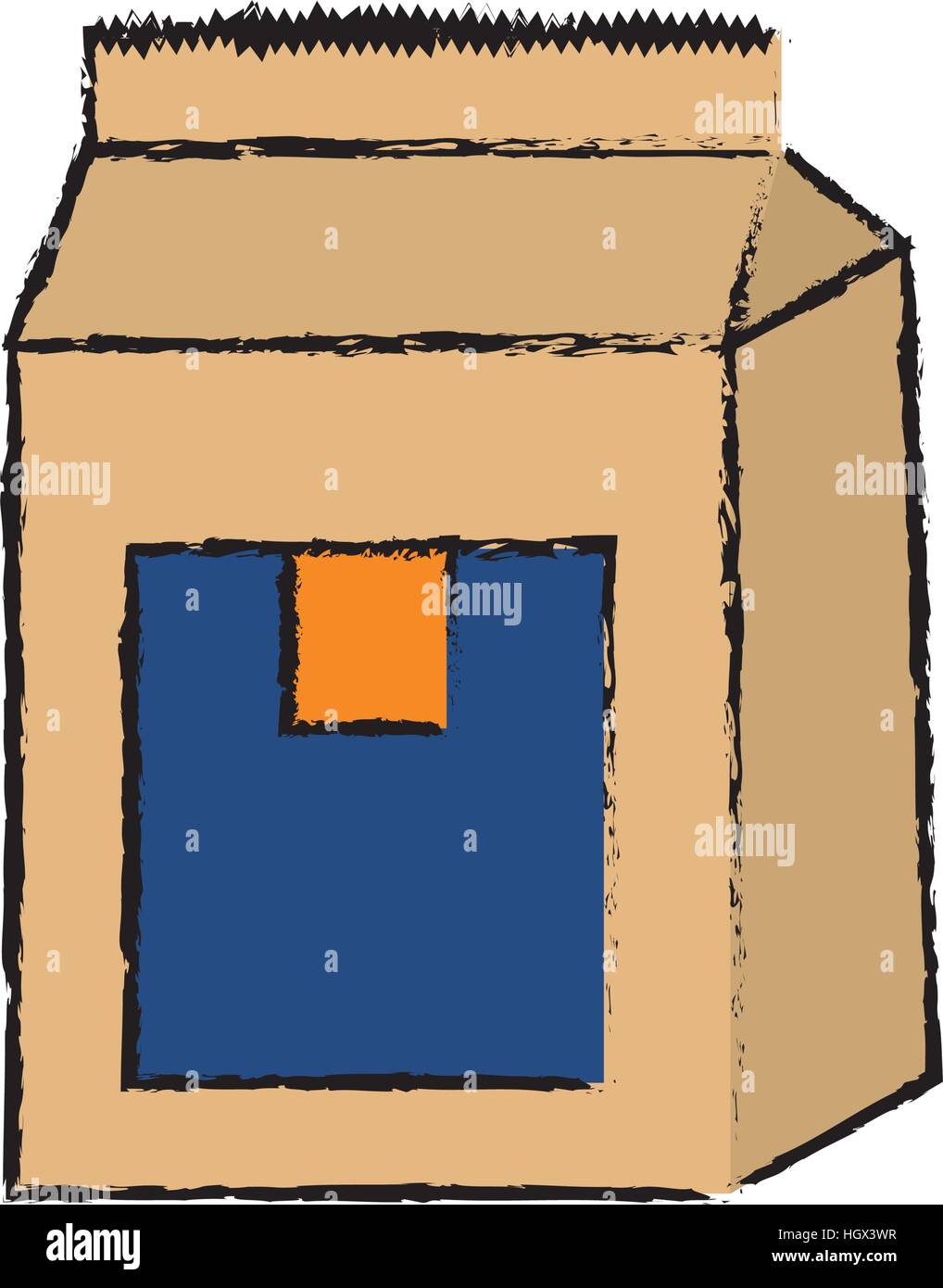 Bagged grain Stock Vector Images - Alamy