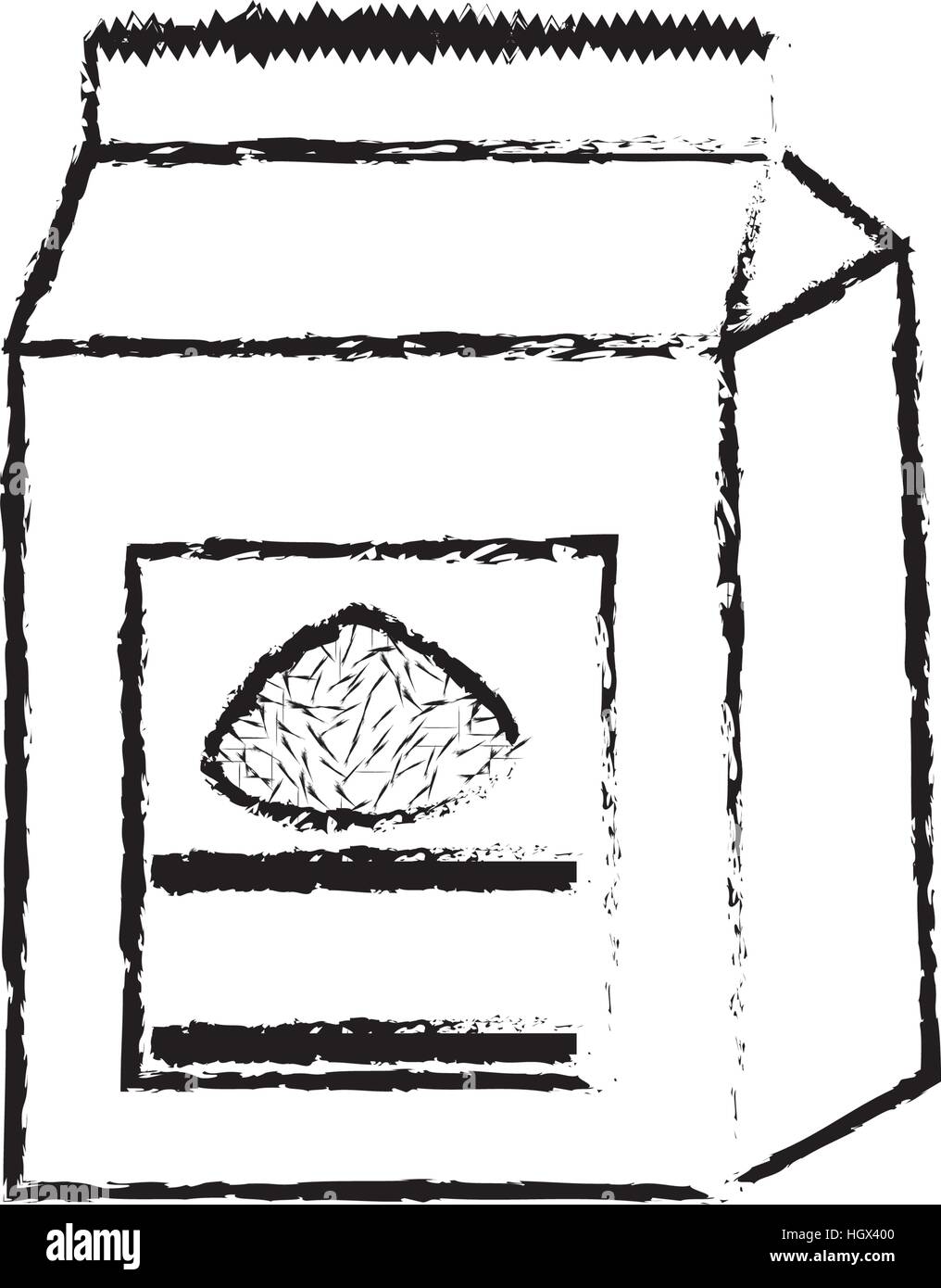 Baking powder bag icon vector illustration graphic design Stock Vector ...