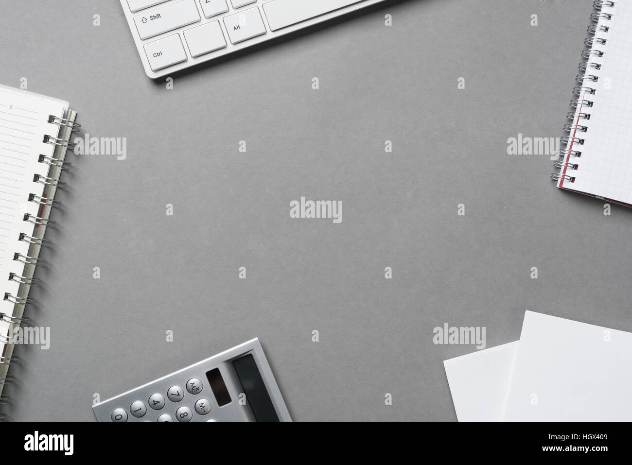 Business workplace with stuff Stock Photo - Alamy