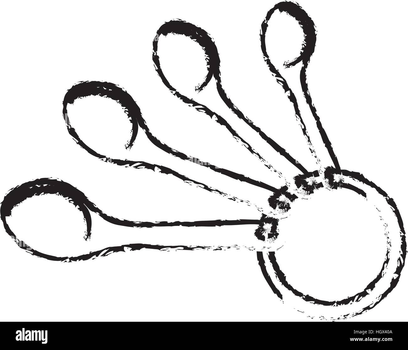 Quarter cup measure Stock Vector Images - Alamy