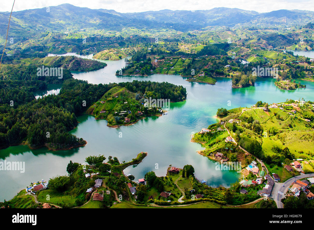 Guatape dam hi-res stock photography and images - Alamy