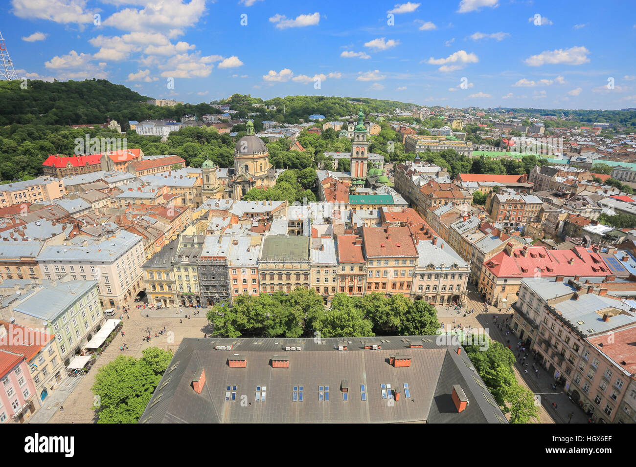 Lviv panoramic hi-res stock photography and images - Alamy