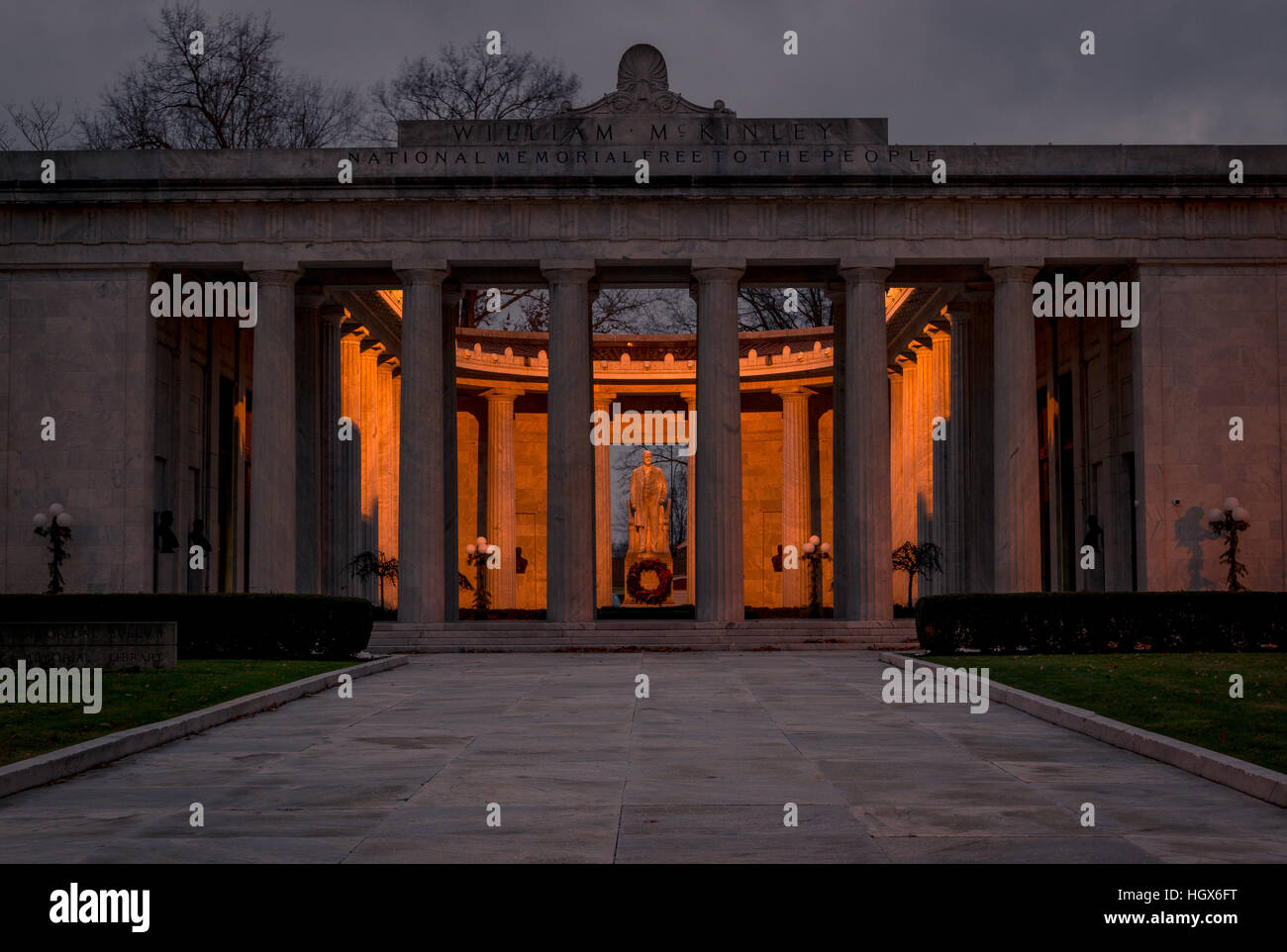 William McKinley Memorial Library Stock Photo - Alamy