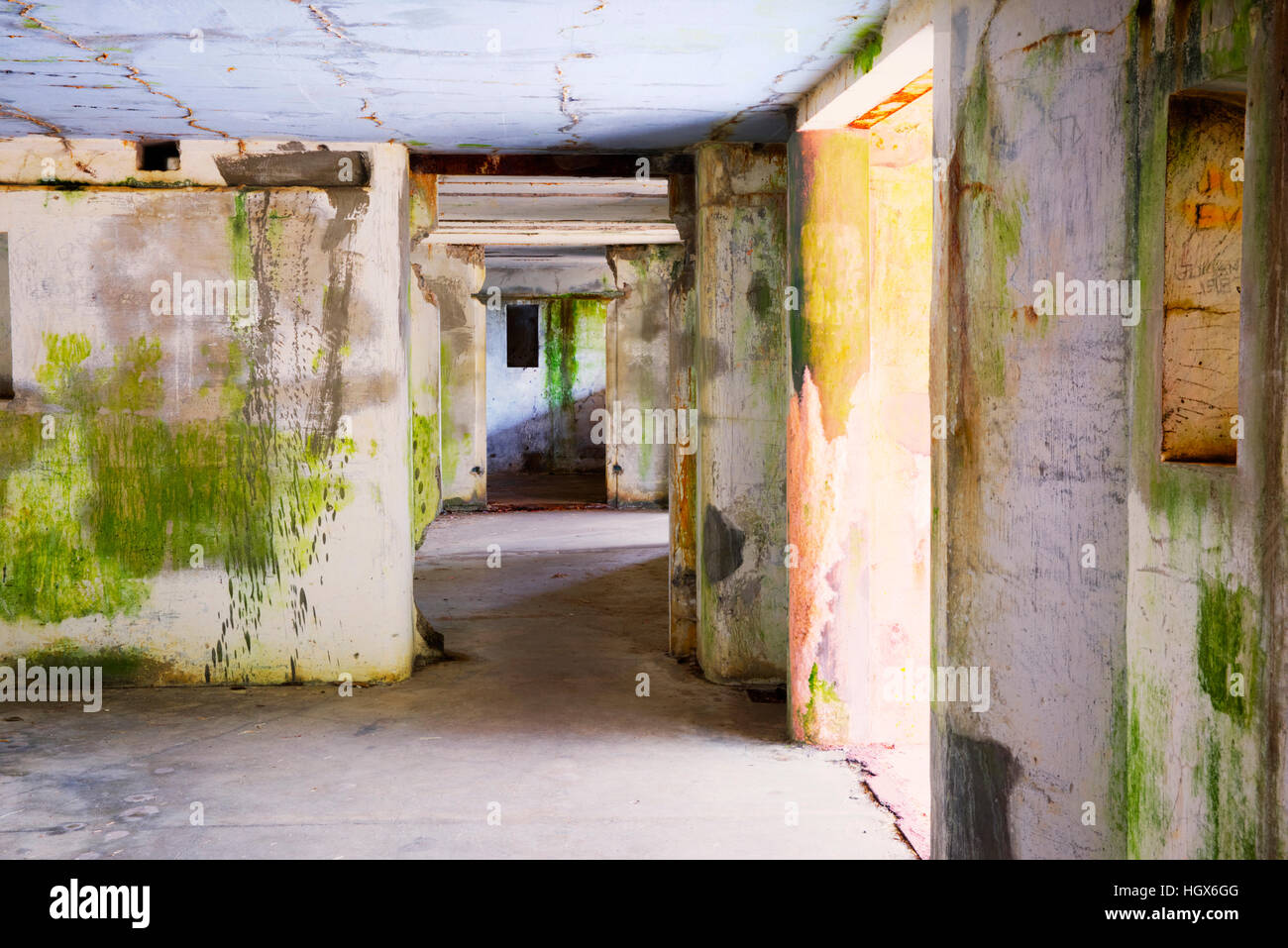Fort Stevens State Park, World Way II vintage command center bunker ...