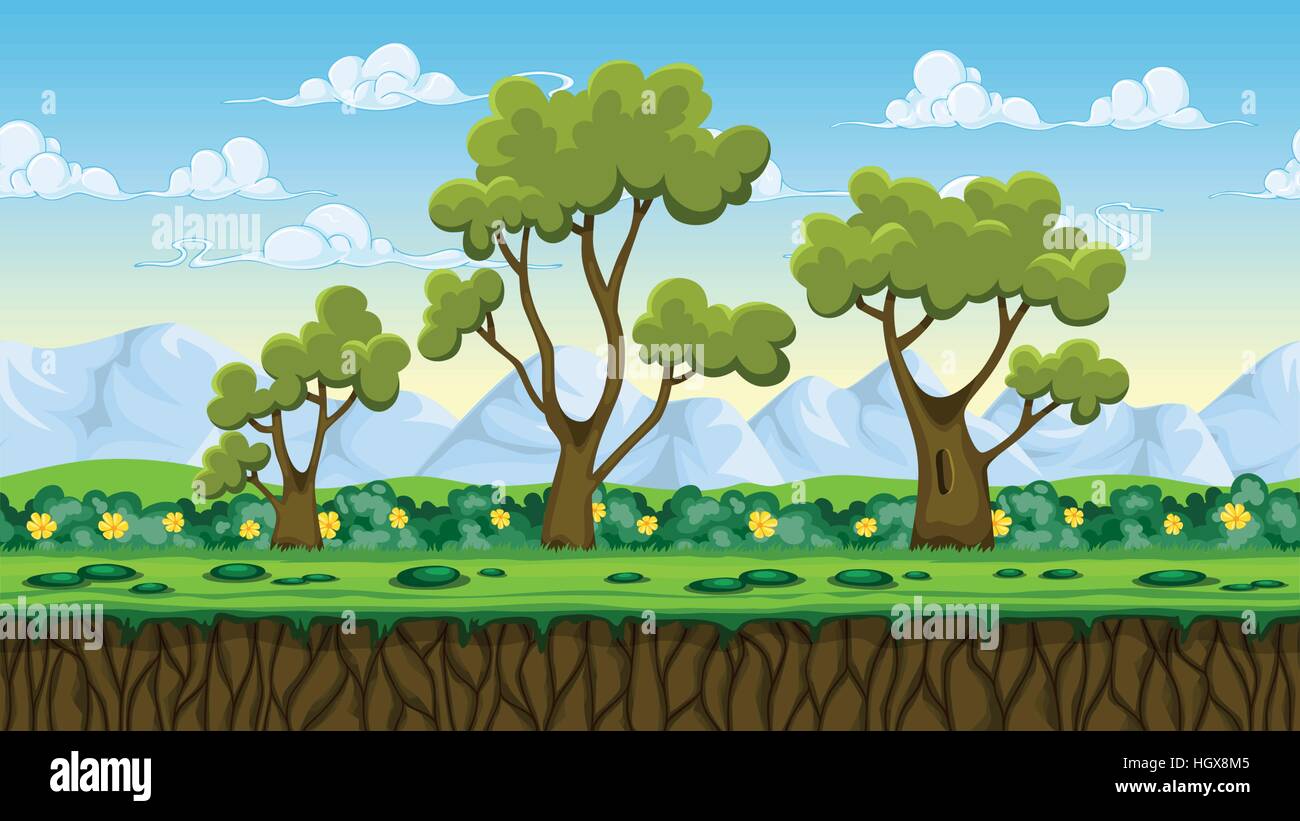 Texture landscape flower Stock Vector Images - Alamy