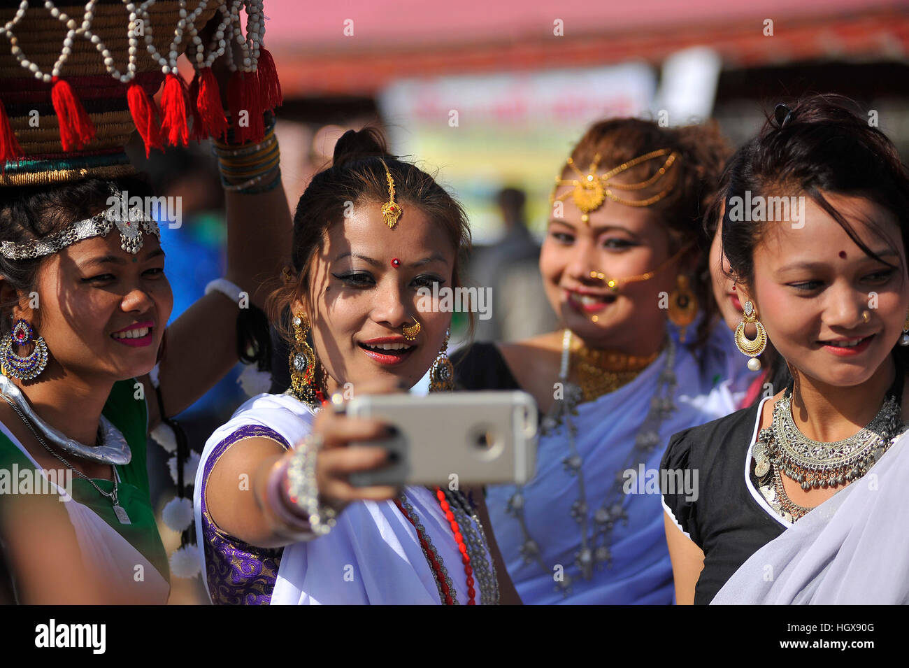 Magar people in nepal hi-res stock photography and images - Alamy
