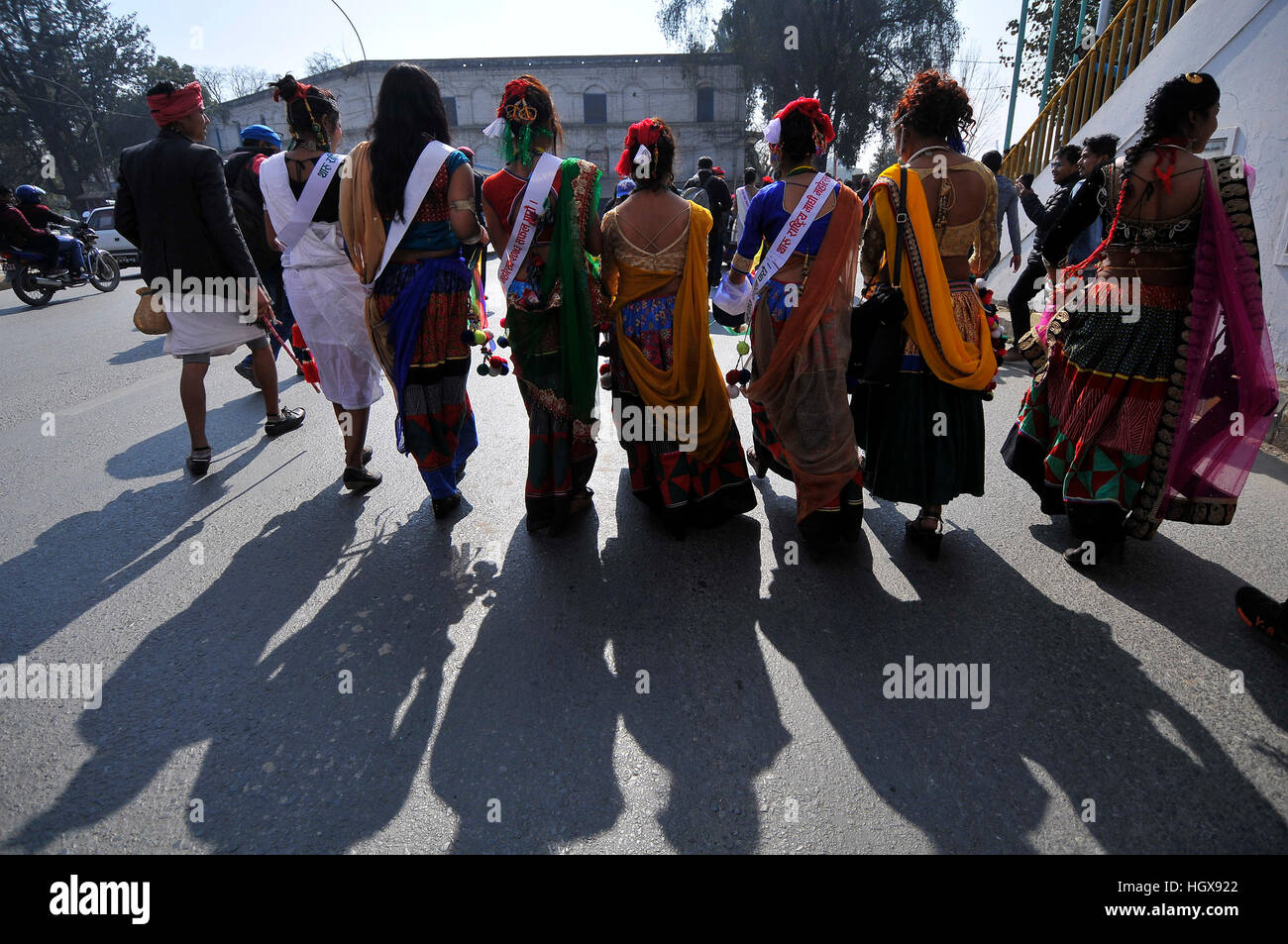 Magar people in nepal hi-res stock photography and images - Alamy