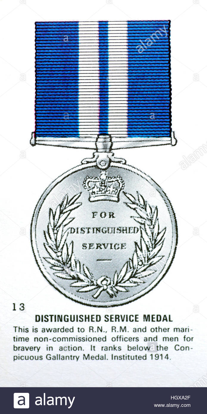 Distinguished Service Medal, awarded to Royal Navy and Royal Marine ...