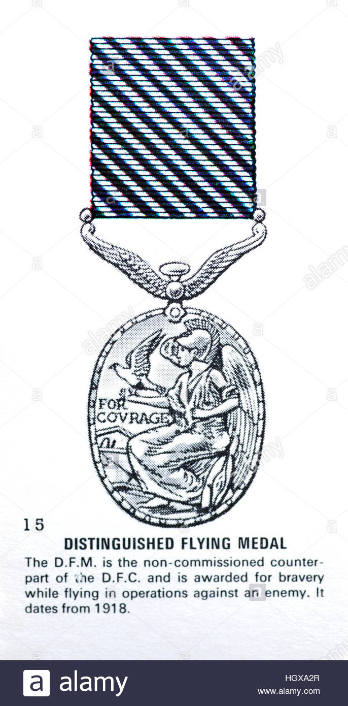 Distinguished Flying Medal, is a British medal awarded to non ...