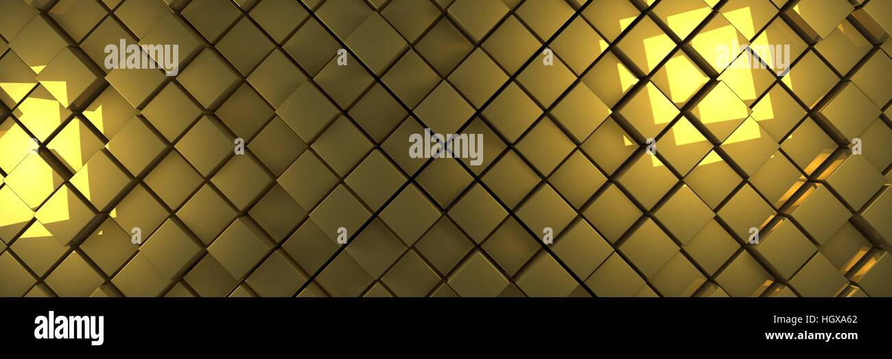 blue glossy bumpy cubes background banner 3d illustration Stock Photo ...