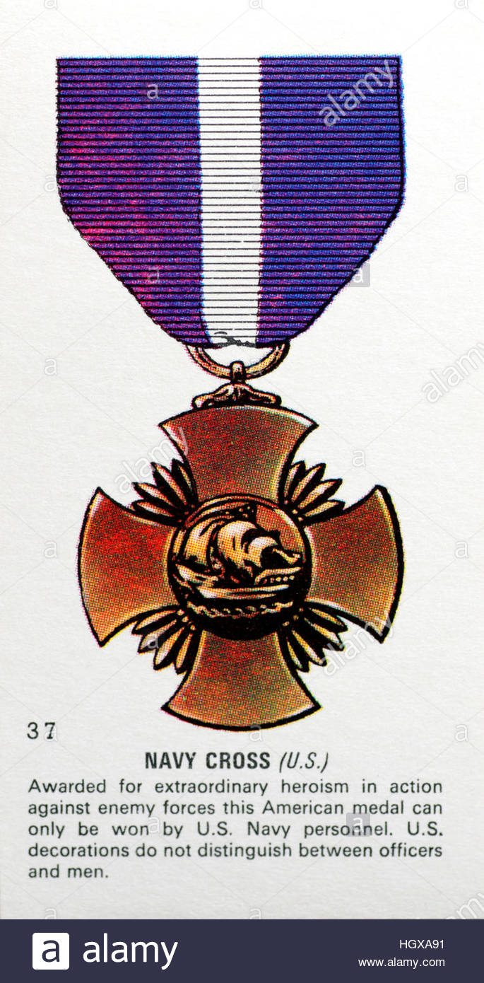 Navy cross, medal hi-res stock photography and images - Alamy