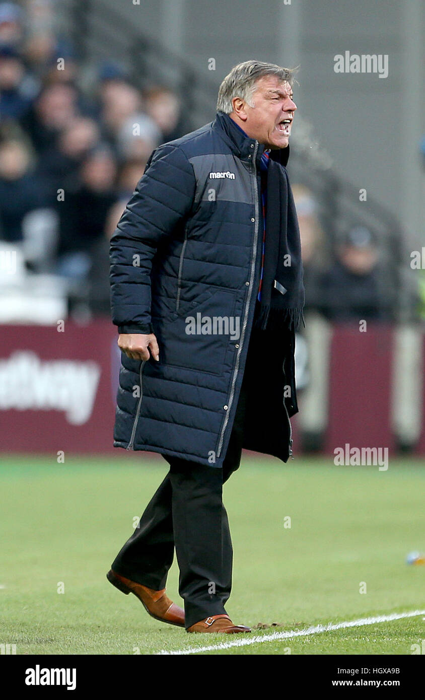 Crystal Palace manager Sam Allardyce during the Premier League match at ...