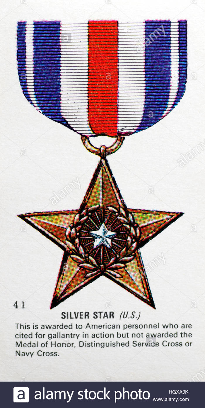 Silver star army hi-res stock photography and images - Alamy
