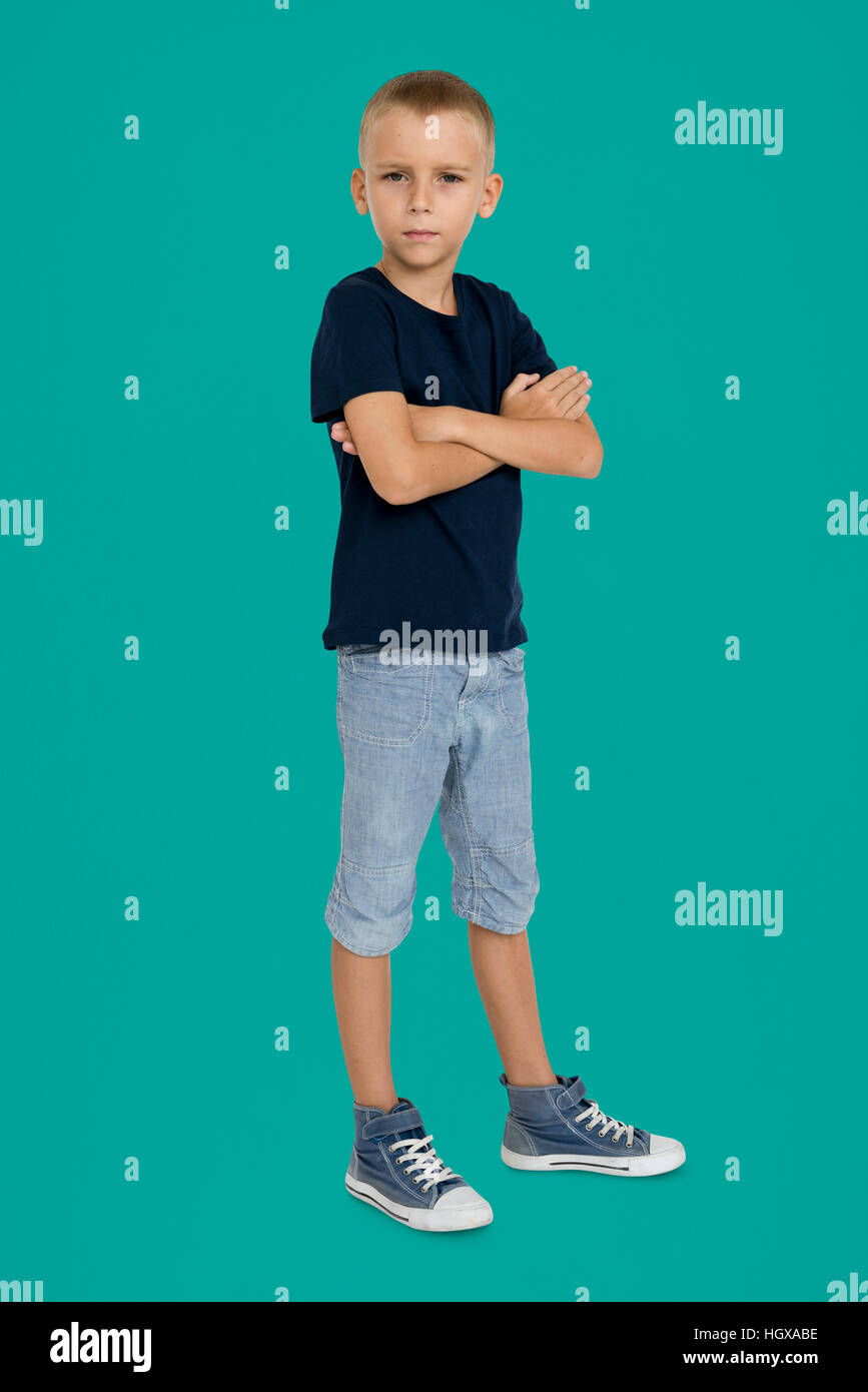 Little Boy Confidence Self Esteem Portrait Concept Stock Photo - Alamy