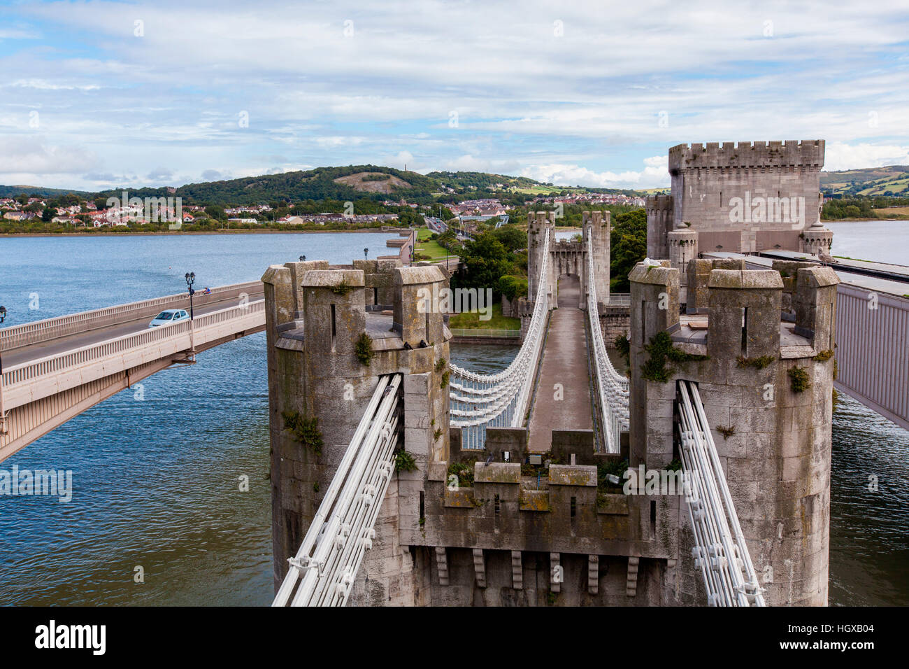 Toll Bridge, Conwy, Wales, UK Stock Photo - Alamy