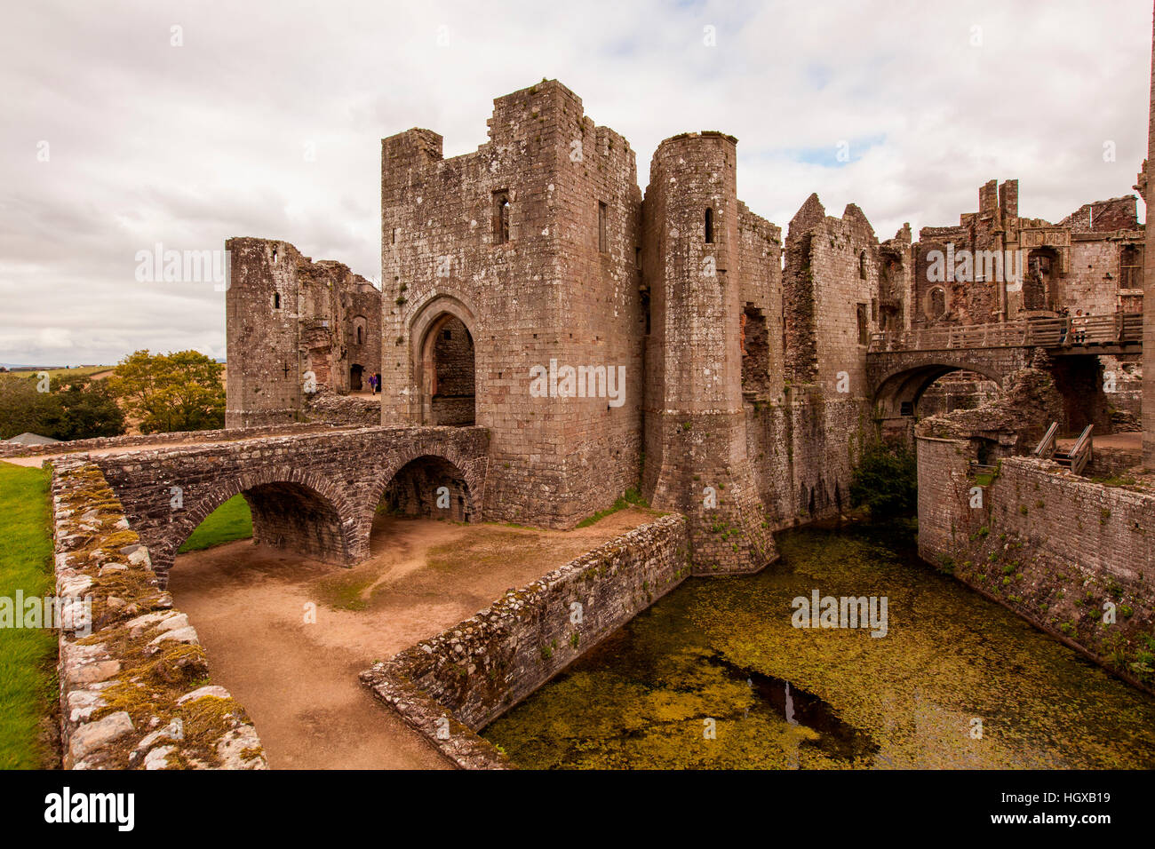 Raglan Castle, Raglan, Wales, UK Stock Photo - Alamy