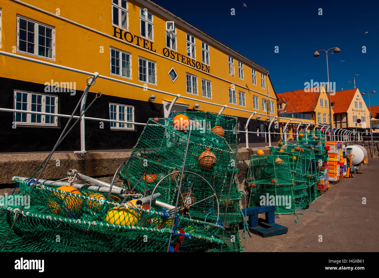 Old Town, Svaneke, Bornholm Island, Denmark Stock Photo - Alamy