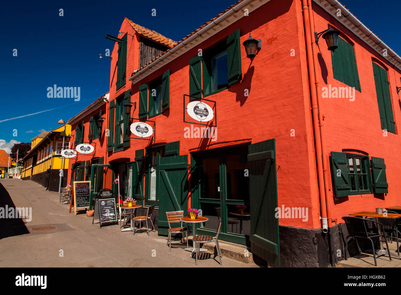 Old town svaneke bornholm island hi-res stock photography and images ...
