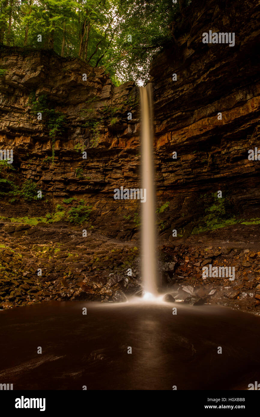 Hardraw Falls, Hawes, Yorkshire, UK Stock Photo - Alamy