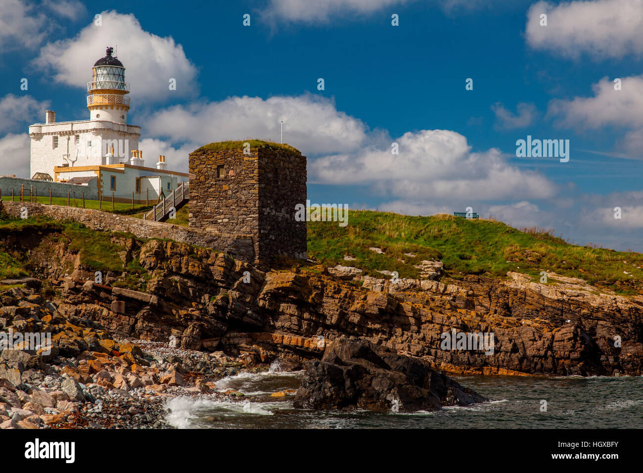 Lighthouse, Fraserburgh, Scotland, UK Stock Photo - Alamy