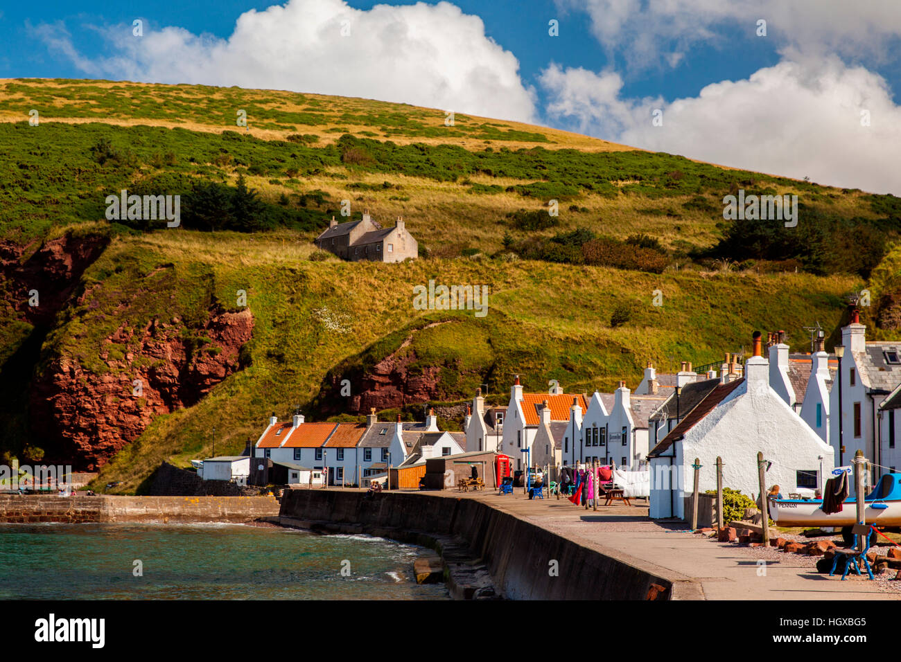 Harbour, Pennan, Scotland, UK Stock Photo - Alamy