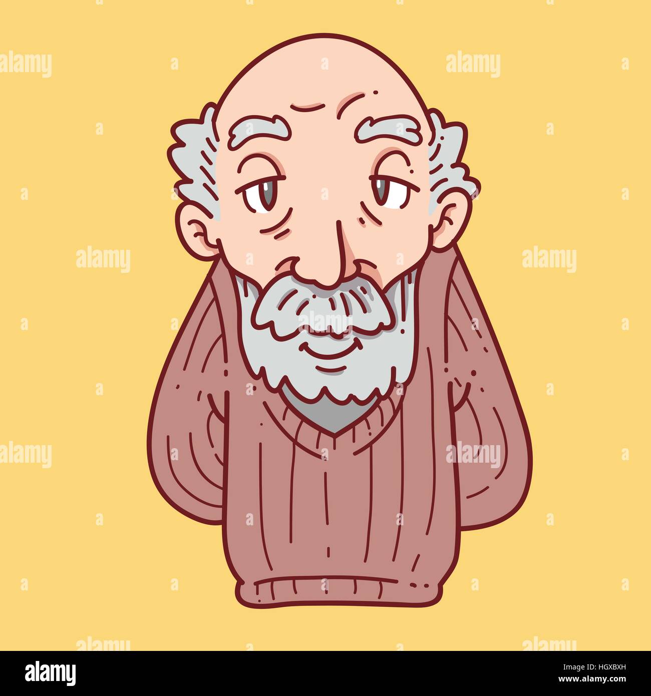 Grandpa cartoon hi-res stock photography and images - Alamy