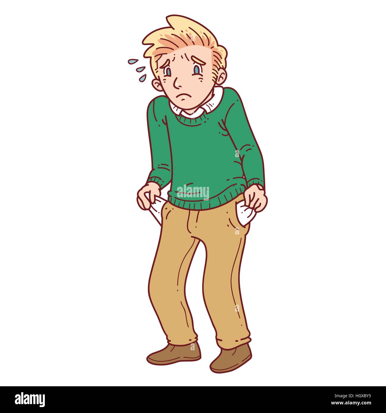 Cartoon Poor Man Stock Photos & Cartoon Poor Man Stock Images - Alamy