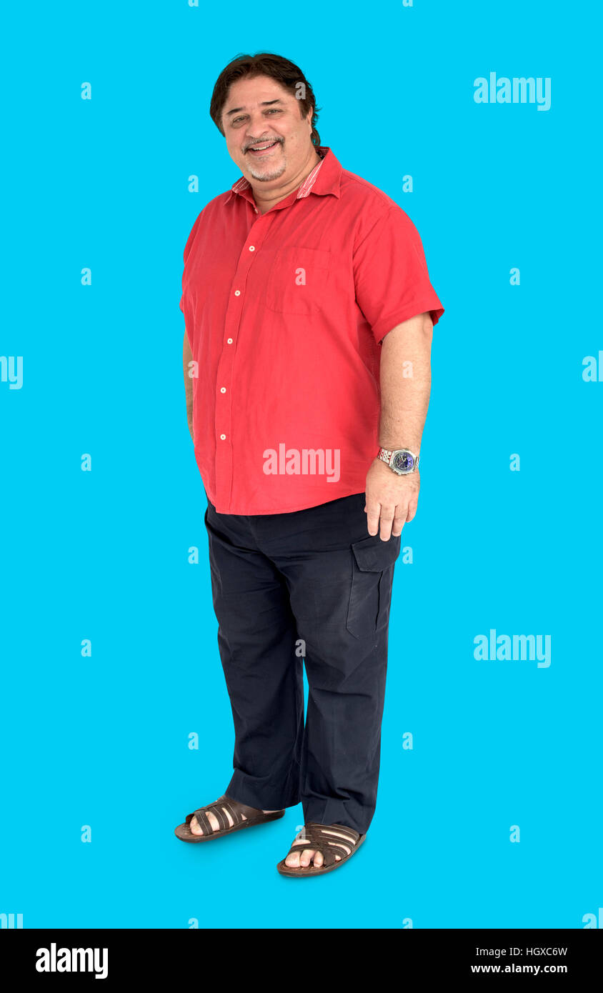People Man Full Body Studio Shoot Concept Stock Photo - Alamy