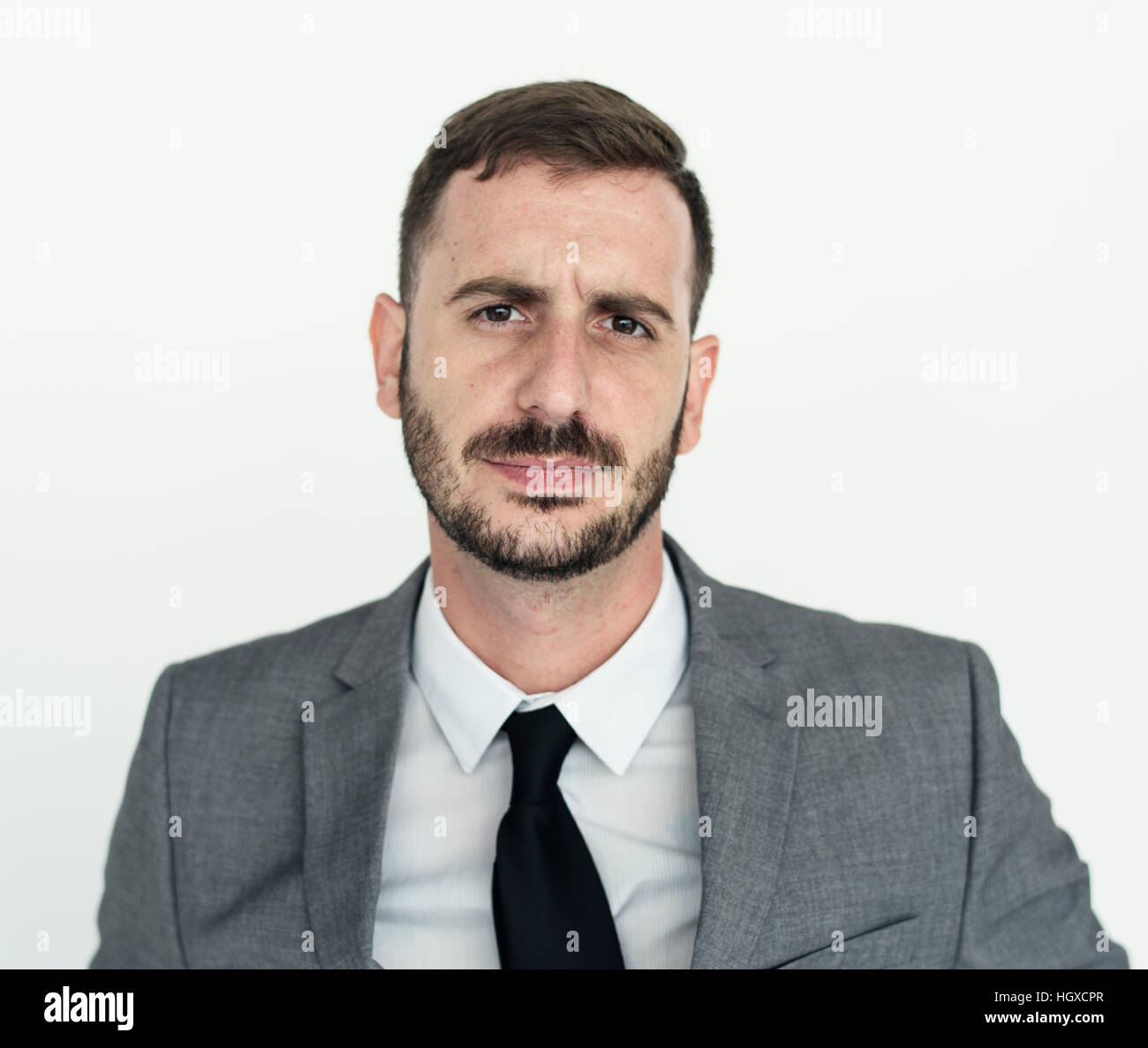 Businessman Portrait Studio Style Concept Stock Photo - Alamy