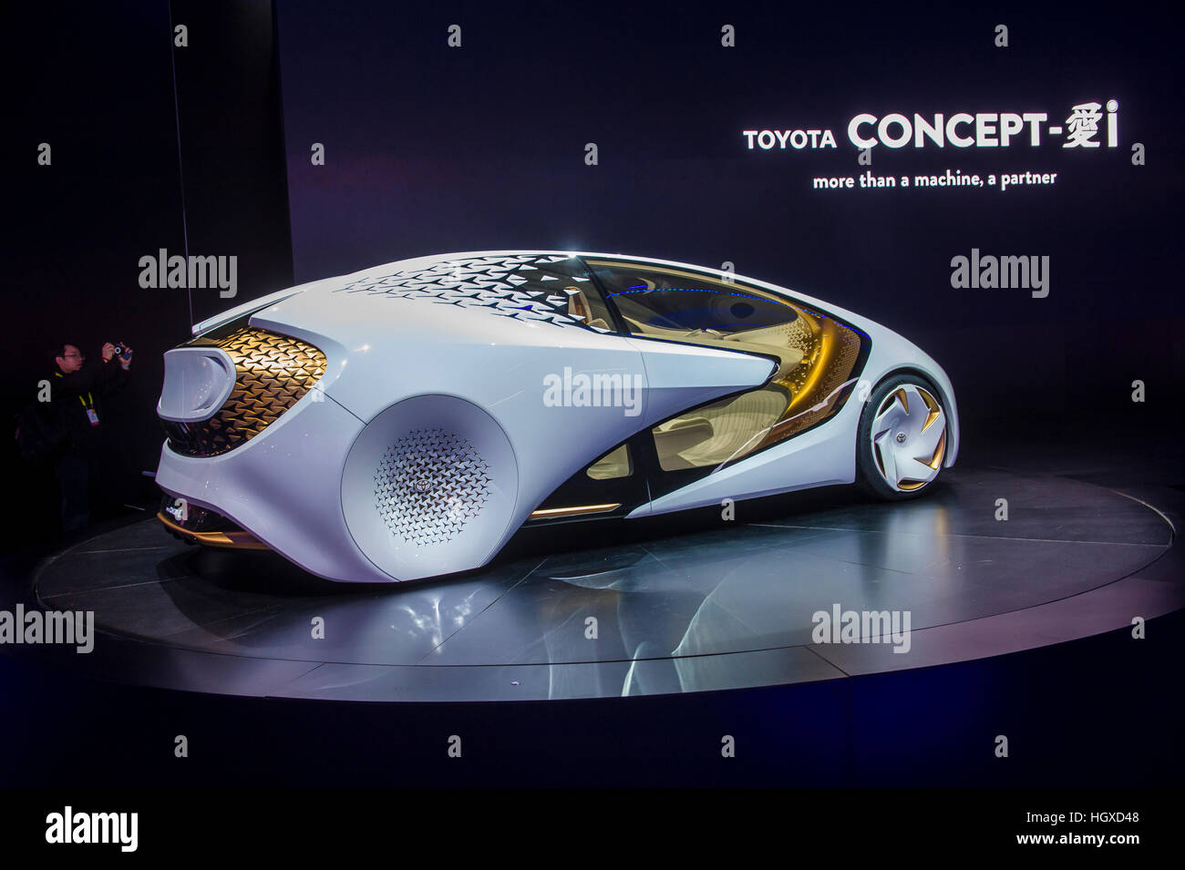 Toyota Concept car at the CES Show in Las Vegas, Navada Stock Photo - Alamy