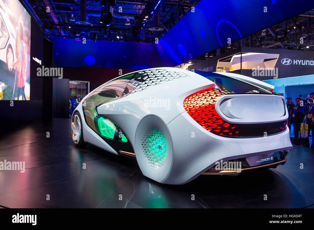 Toyota Concept car at the CES Show in Las Vegas, Navada Stock Photo - Alamy