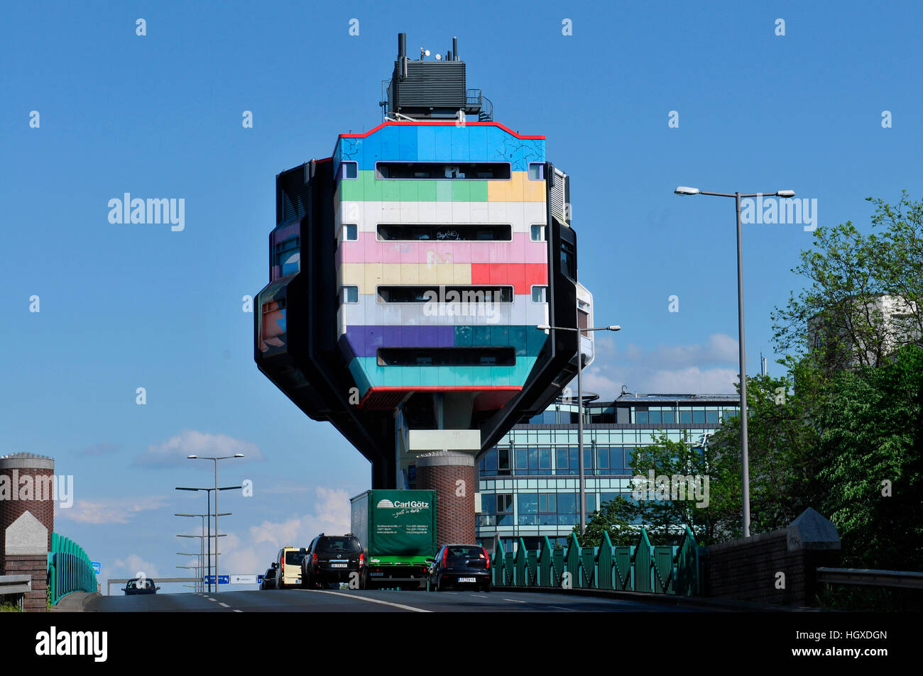 Bierpinsel, Schlossstrasse, Steglitz, Berlin, Deutschland Stock Photo ...