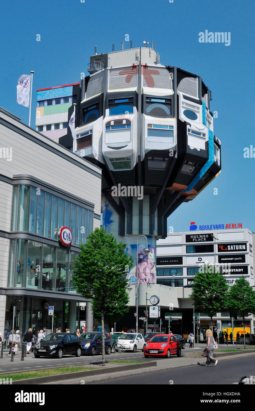 Bierpinsel, Schlossstrasse, Steglitz, Berlin, Deutschland Stock Photo ...