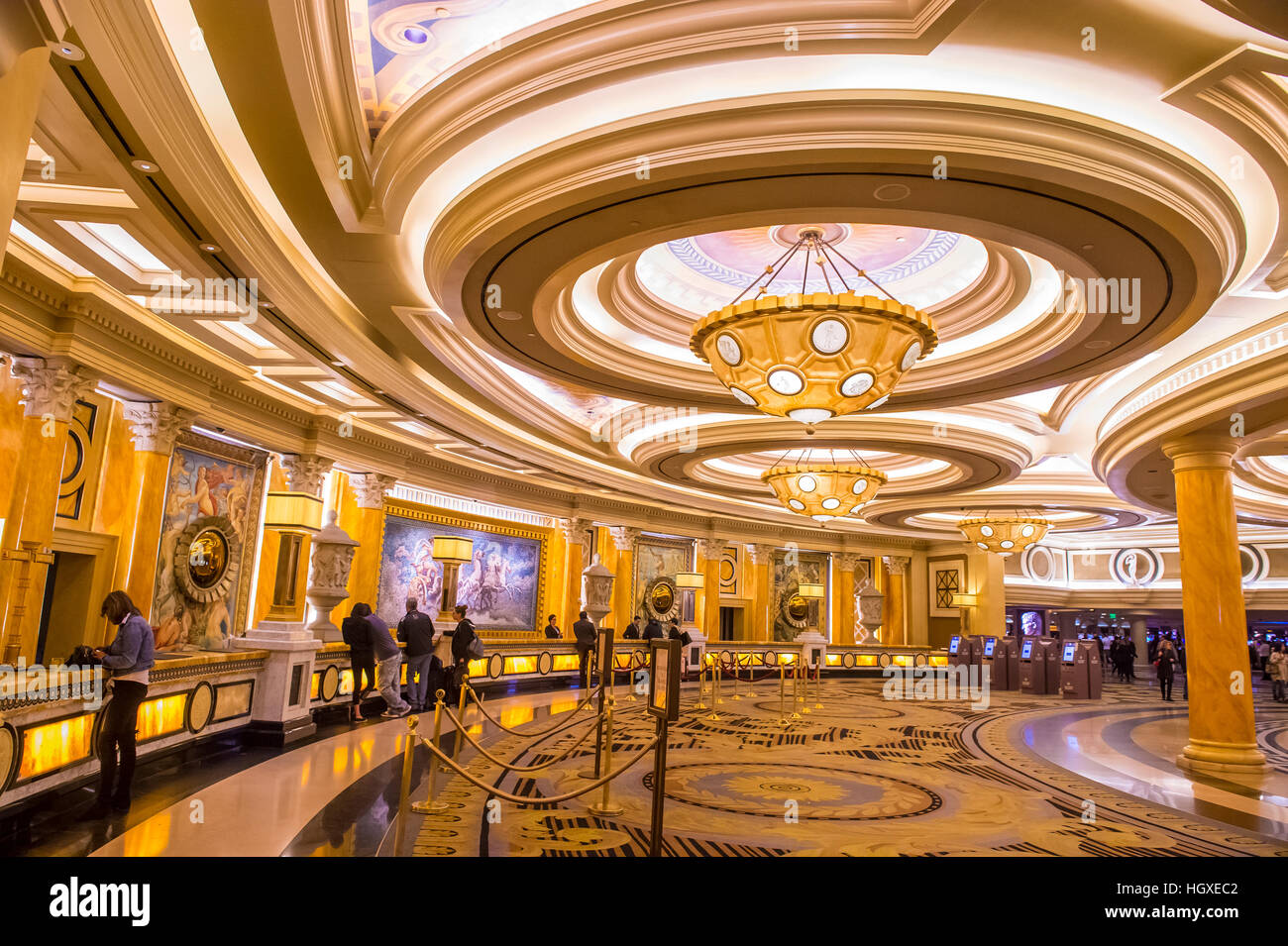 LAS VEGAS - NOV 24 : The Caesars Palace interior on October 05 2016 in ...