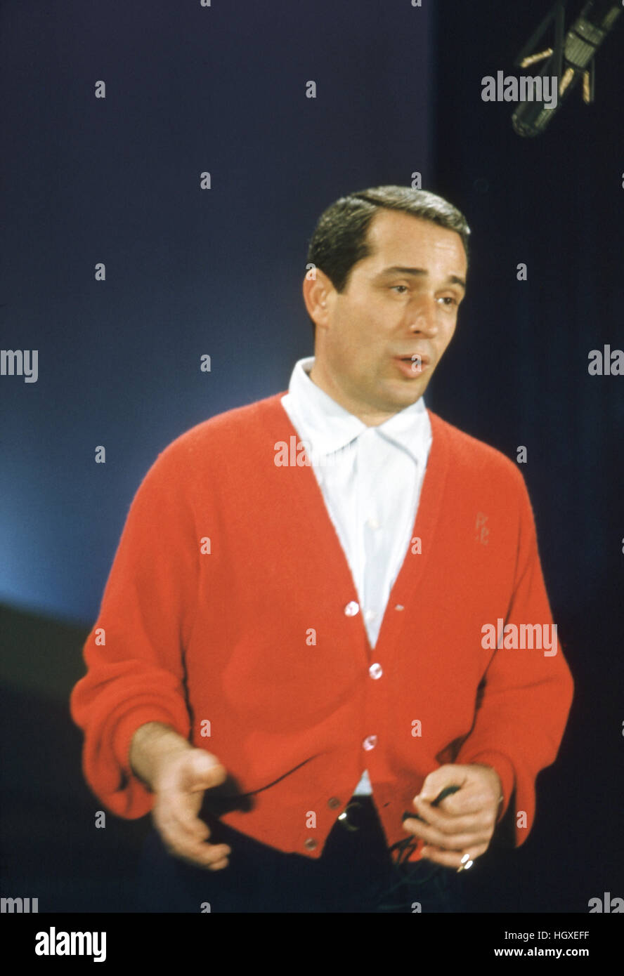 Perry Como on the Perry Como Show Stock Photo - Alamy
