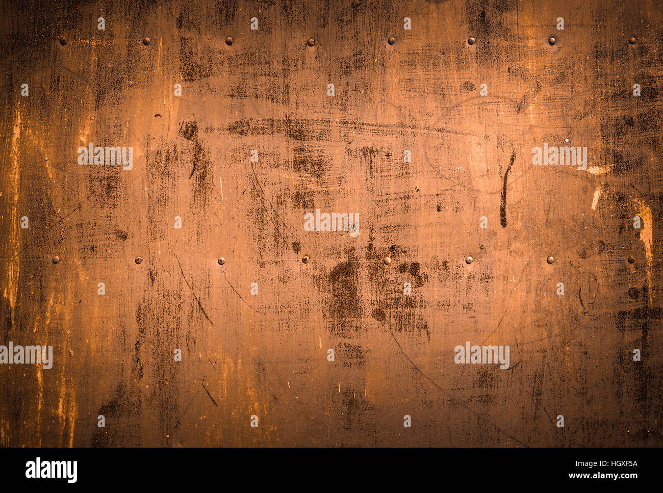 Abstract background with a orange and yellow texture of rust metal ...