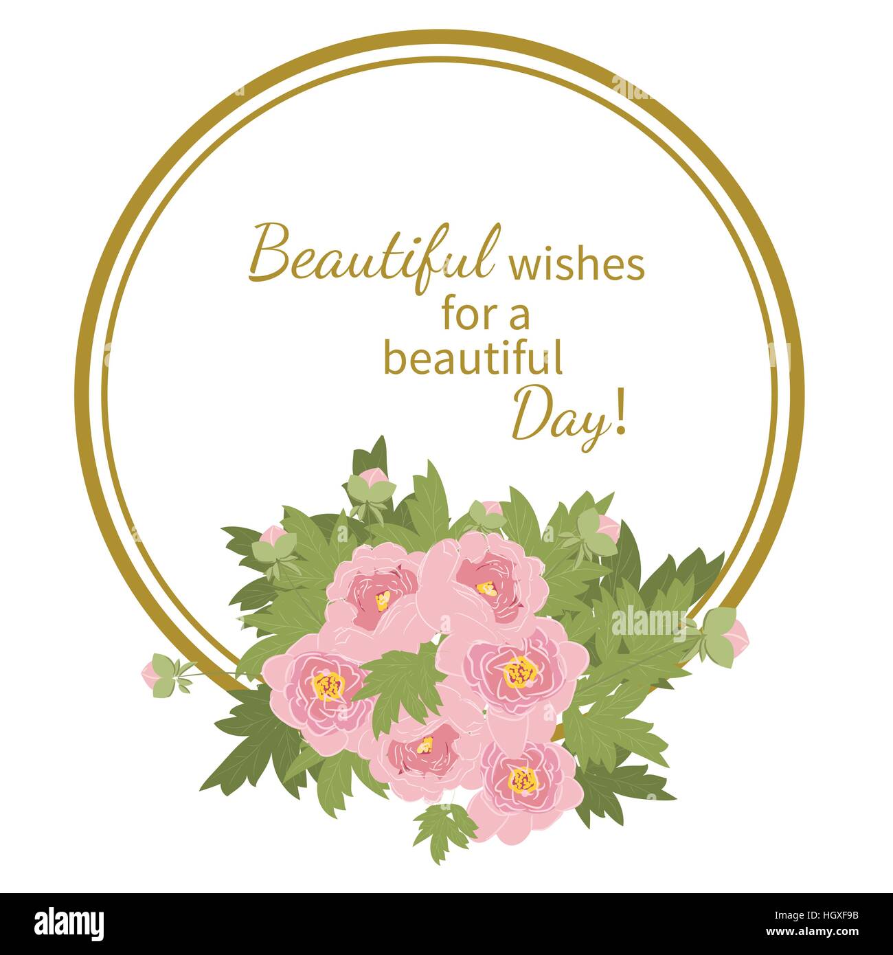 Vintage peony flower paper Cut Out Stock Images & Pictures - Alamy