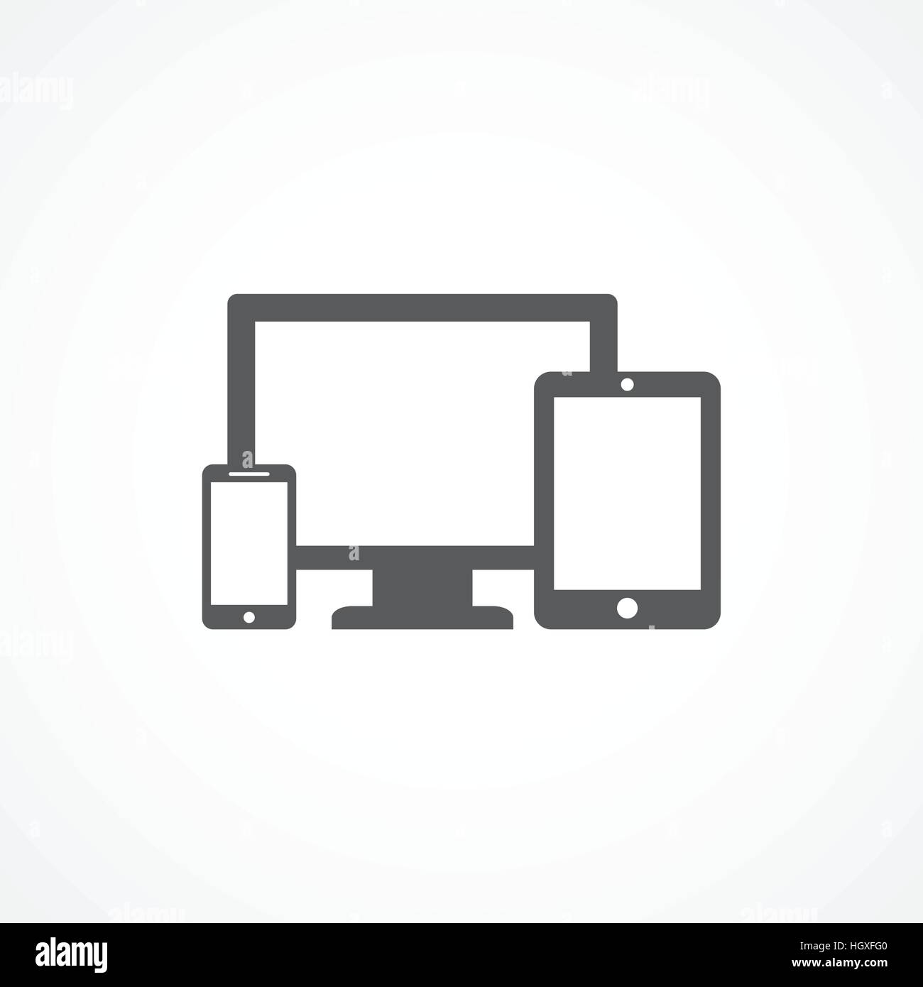 Icon devices digital Stock Vector Images - Alamy