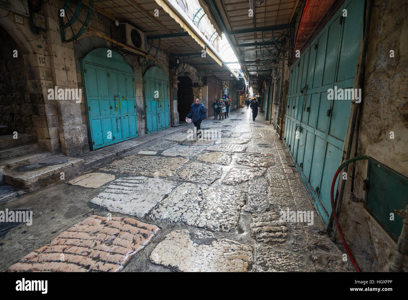 street in Jerusalem Old City, Israel Stock Photo - Alamy