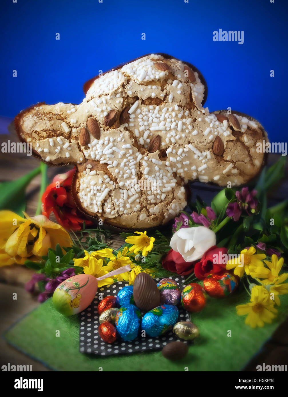 Italian colomba dessert hi-res stock photography and images - Alamy