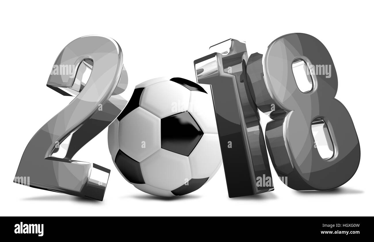 2018 soccer ball 3d Cut Out Stock Images & Pictures - Alamy