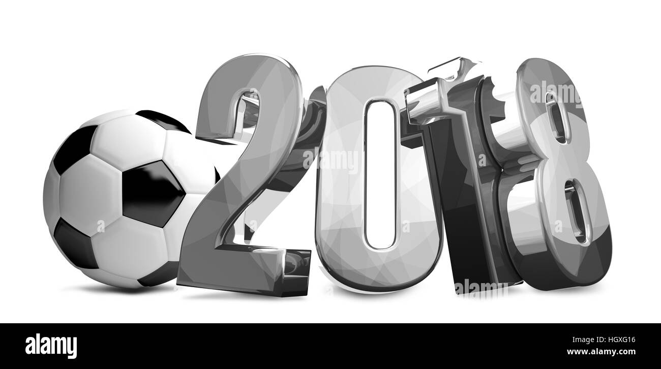 2018 soccer ball 3d Cut Out Stock Images & Pictures - Alamy