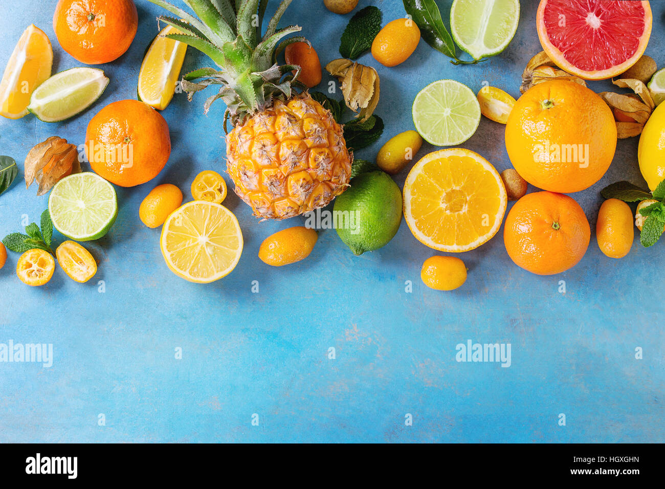Variety of citrus fruits Stock Photo - Alamy