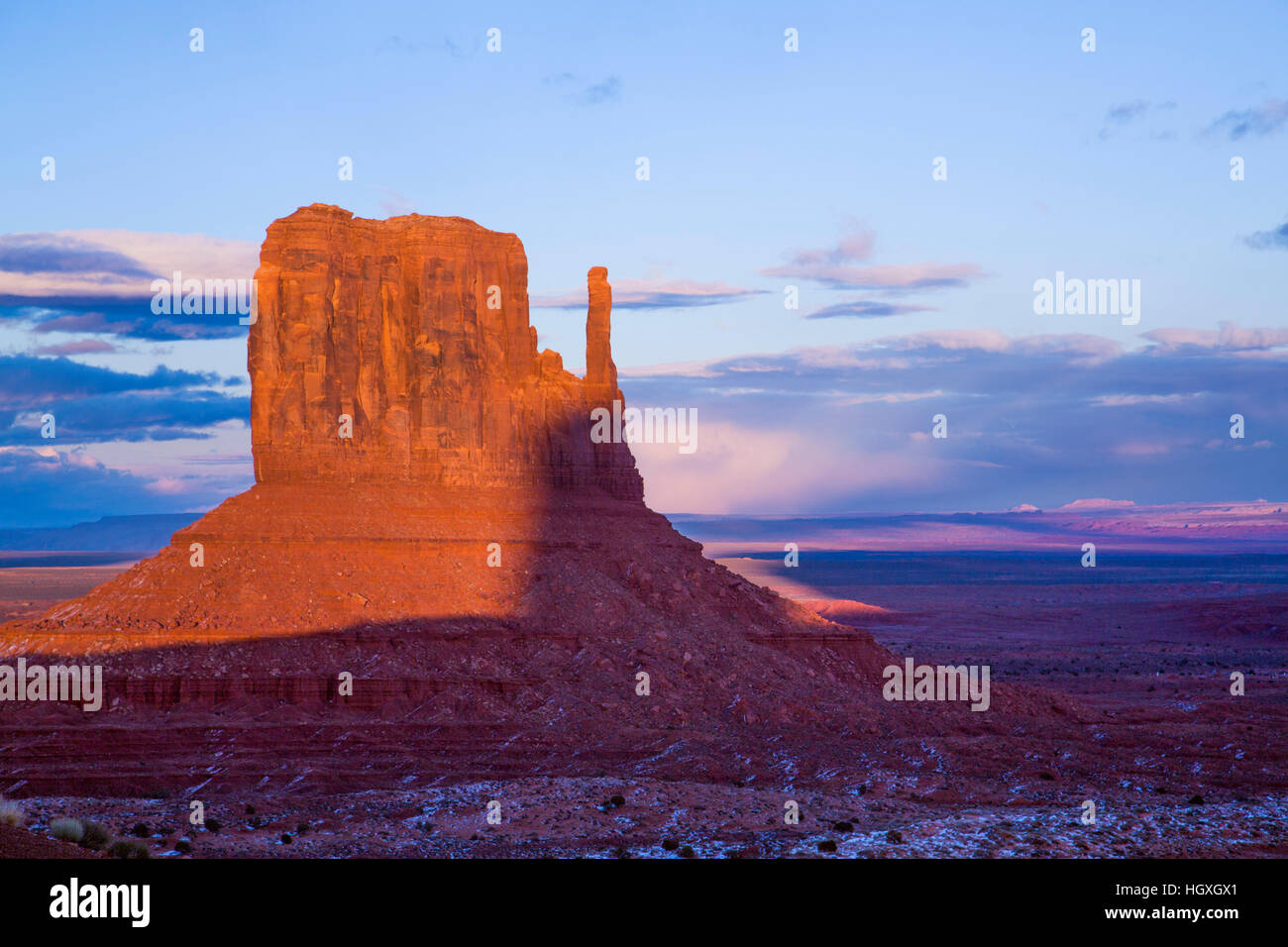 West mitten sunset monument hi-res stock photography and images - Alamy