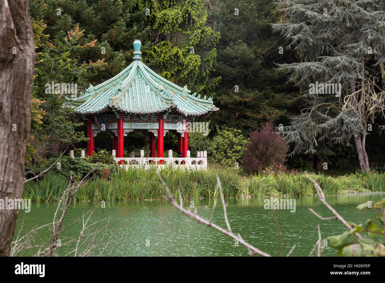 The Chinese Pavillion, Golden Gate Park. Aug, 2016. San Francisco ...